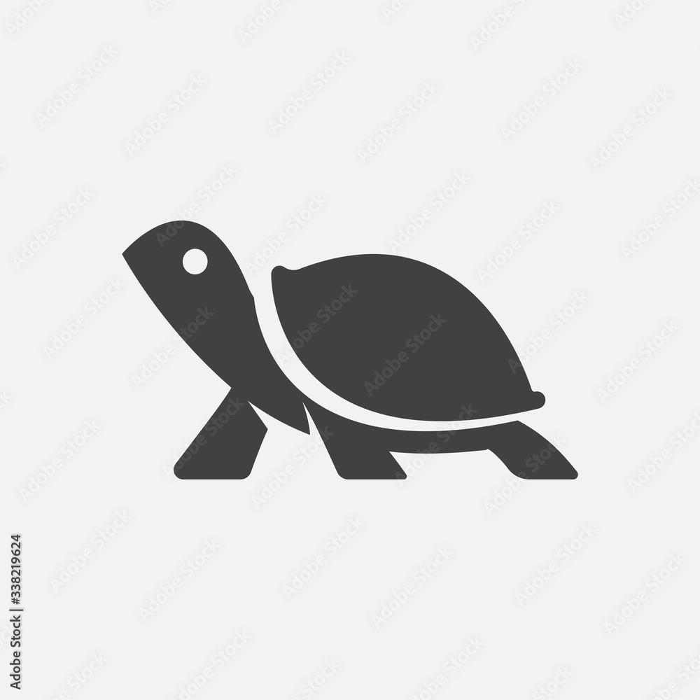 Turtle Icon Flat Graphic Design, turtle flat sign, turtle symbol, logo ...