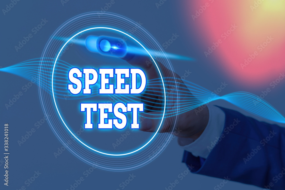 Handwriting text writing Speed Test. Conceptual photo psychological ...