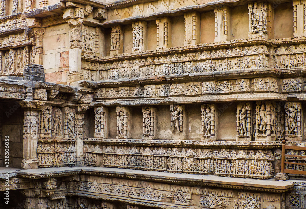 Unesco world heritage rani ki vav(stepwell), Patan Stock Photo | Adobe ...