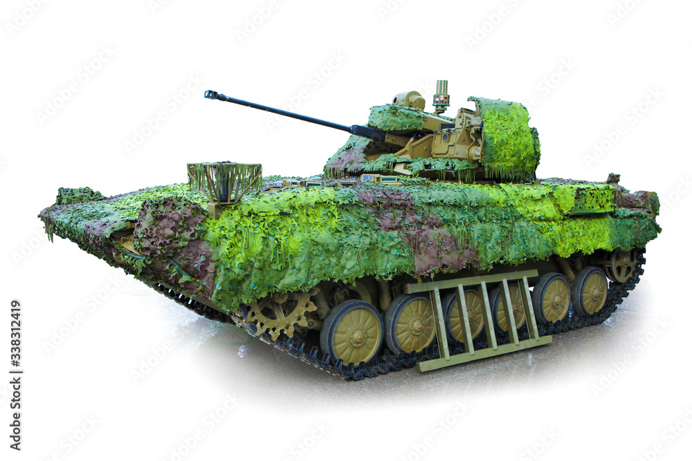 Photography of Combat reconnaissance vehicle. Isolated on white ...