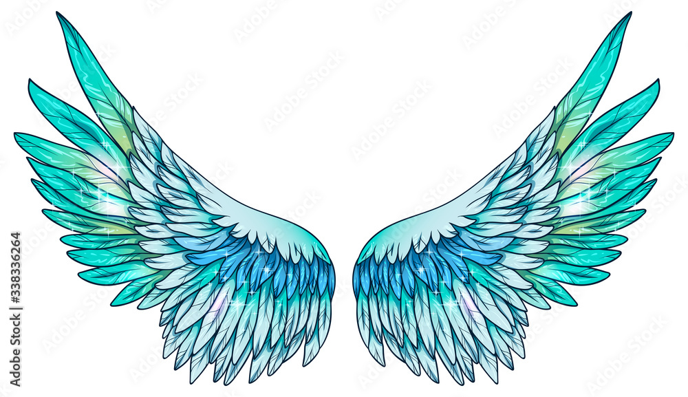 Glowing Angel Wings