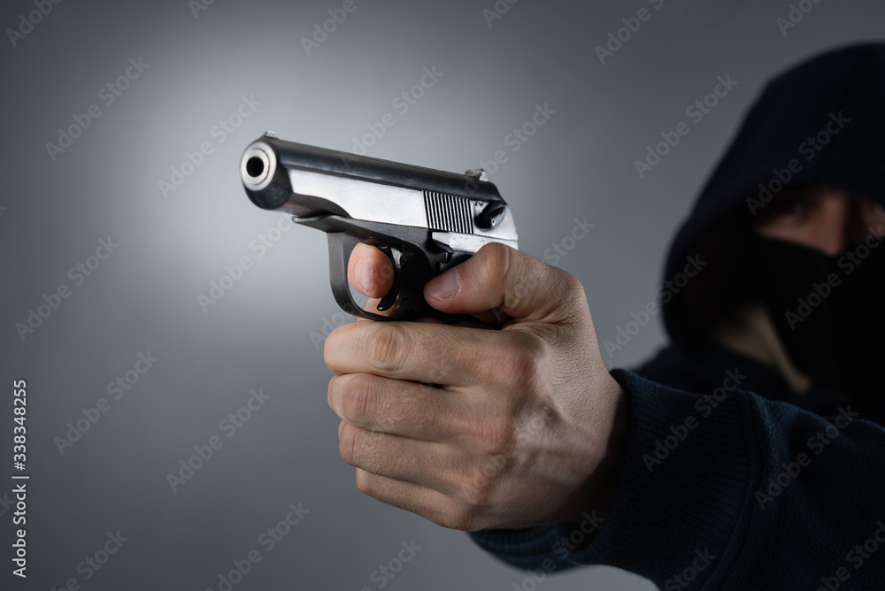 Hood Gangster With Guns