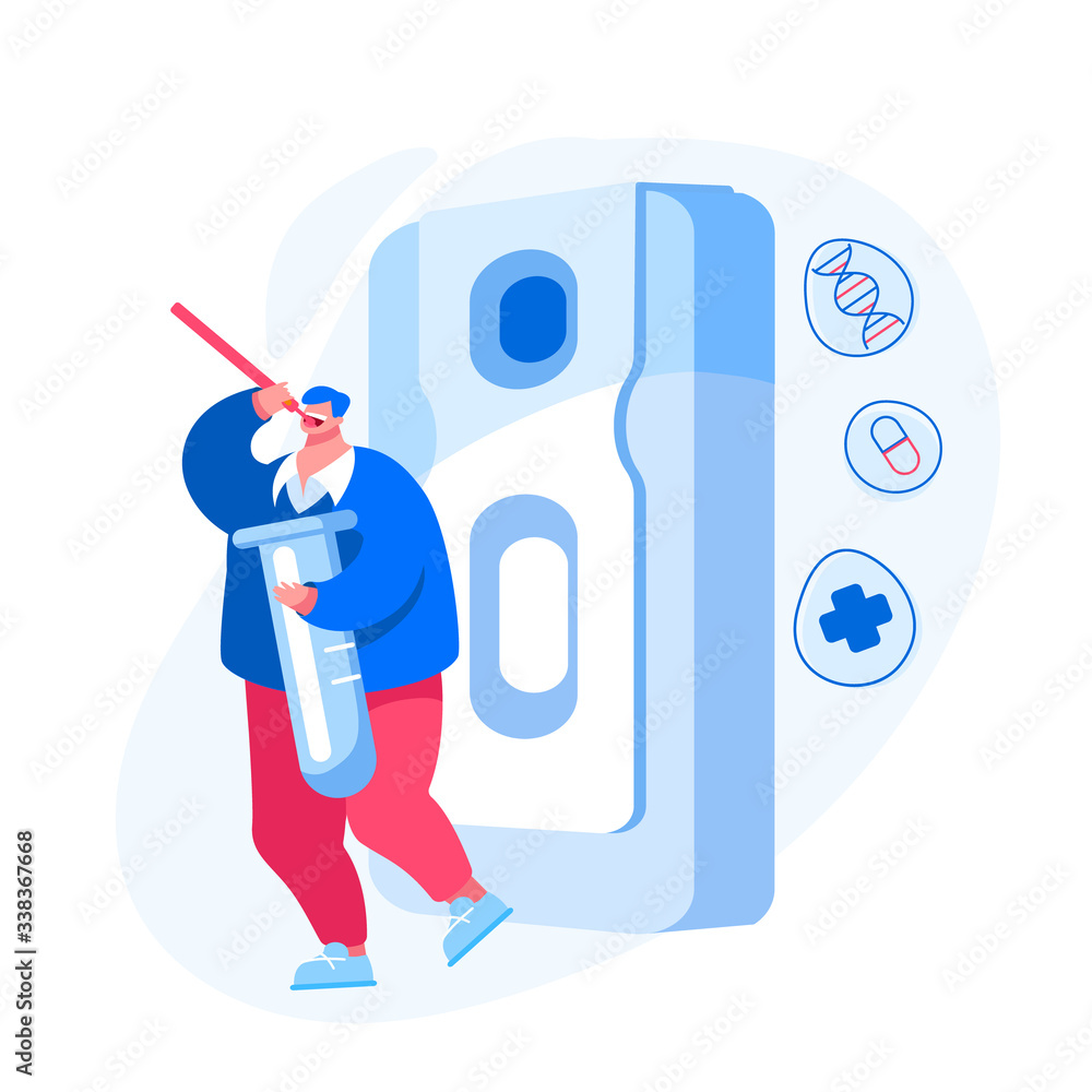 Sampling of Dna from Larynx to Determine Presence of Contagious Disease ...