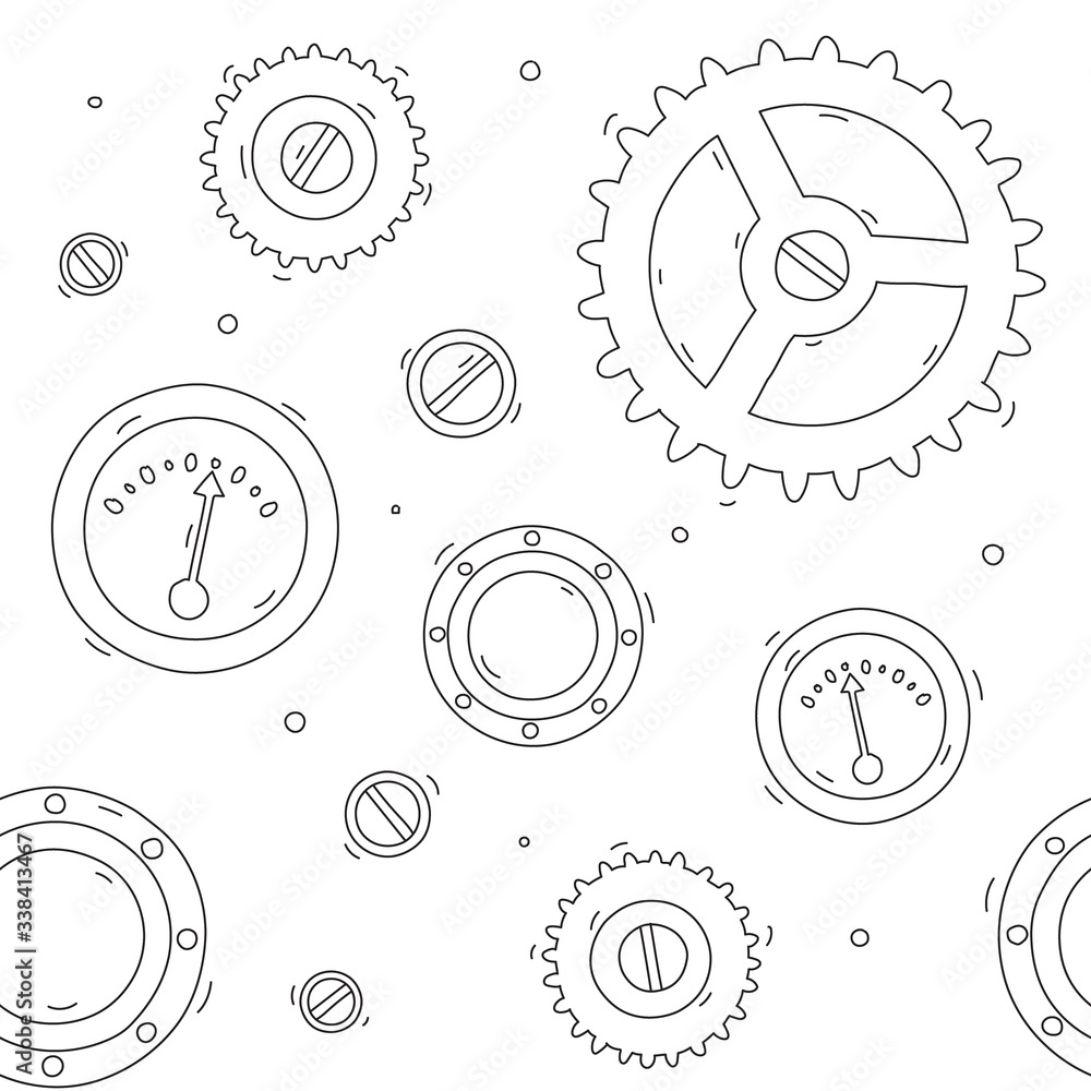 Mechanical seamless linear pattern of mechanisms and barometers in ...