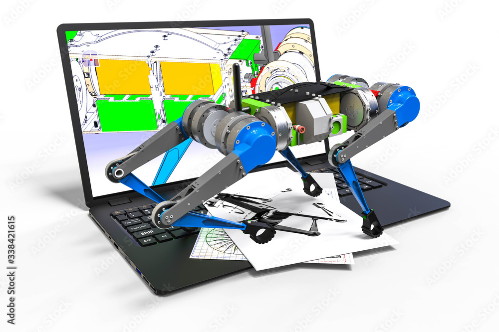 Computer aided design in Mold design with 3D software. Business ...