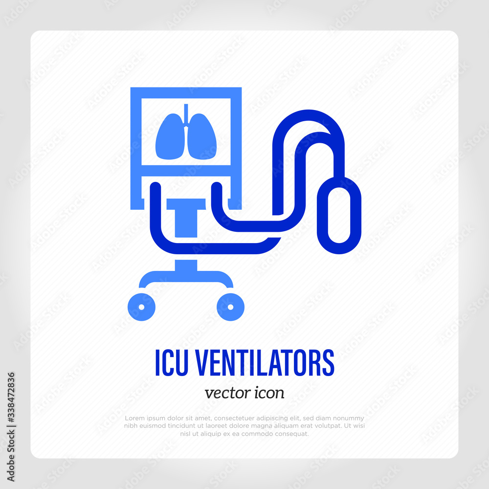 ICU Ventilator Thin Line Icon Intensive Care Unit For Lung Vantilation icu-ventilator-thin-line-icon-intensive-care-unit-for-lung-vantilation