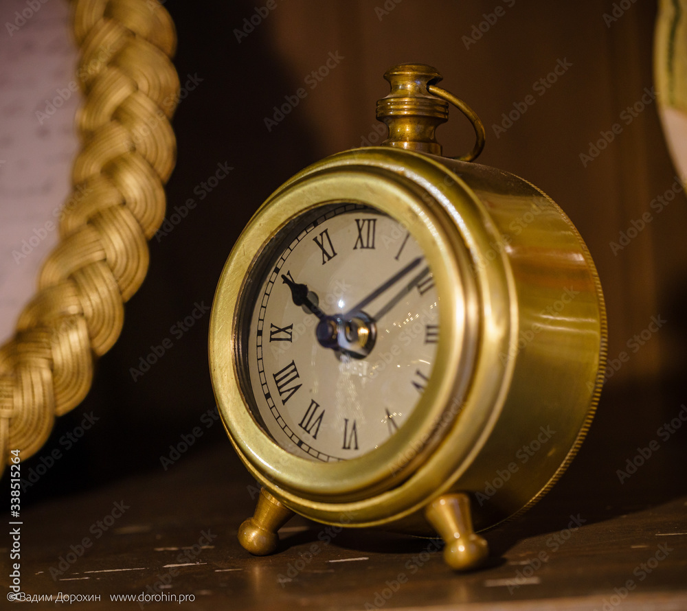 clock, time, watch, antique, old, isolated, gold, vintage, pocket ...