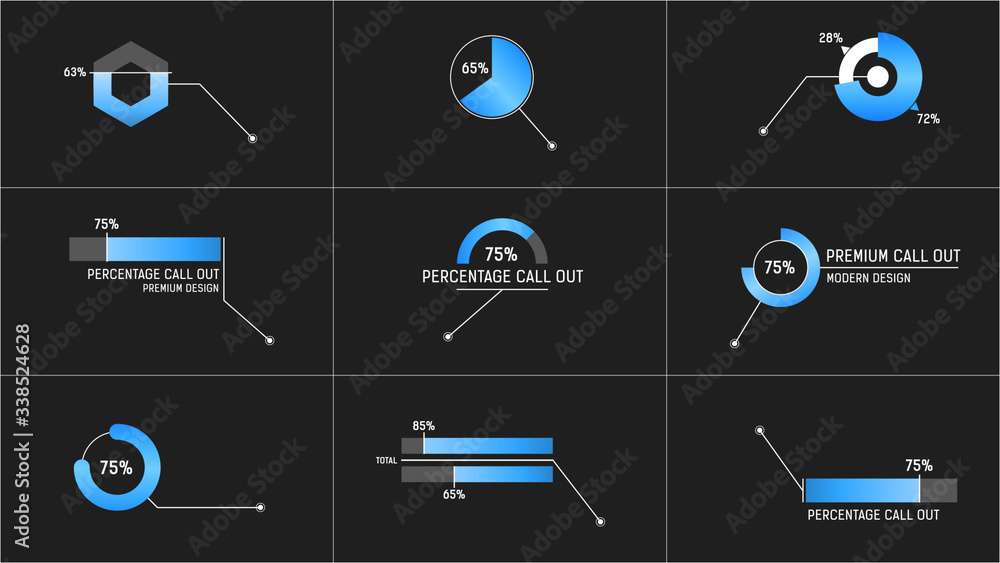 Percentage Call Out Stock Template | Adobe Stock