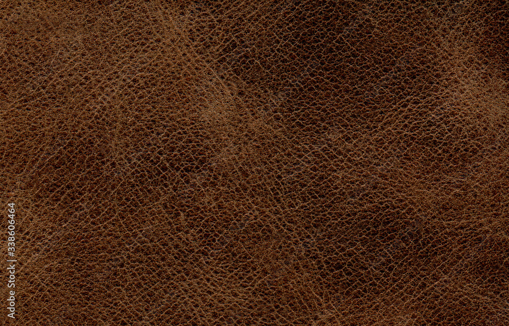 Genuine cowhide texture close up, brown cowhide texture can be ...