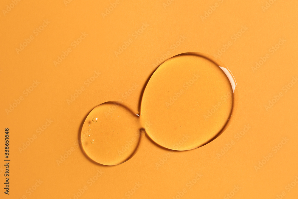 Shower gel on color background Stock Photo | Adobe Stock