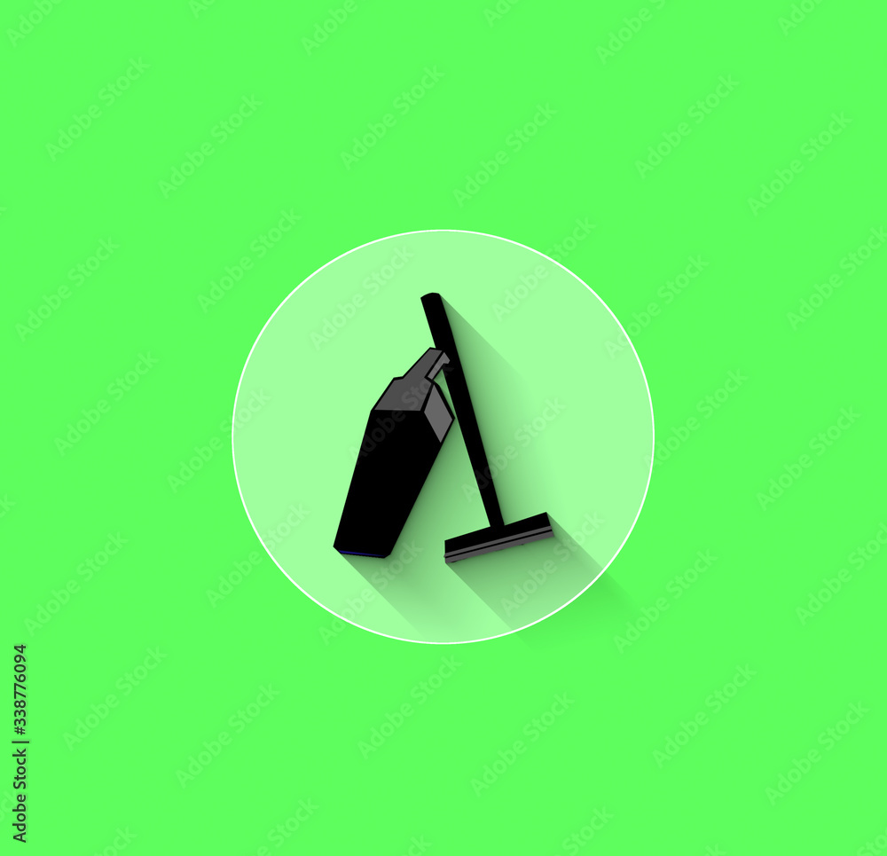 This icon represents wipper and garbage picker and it is related to ...