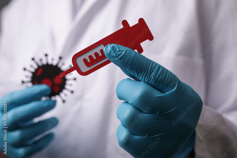 defence immunization concept. Flu vaccine. Stock Photo | Adobe Stock