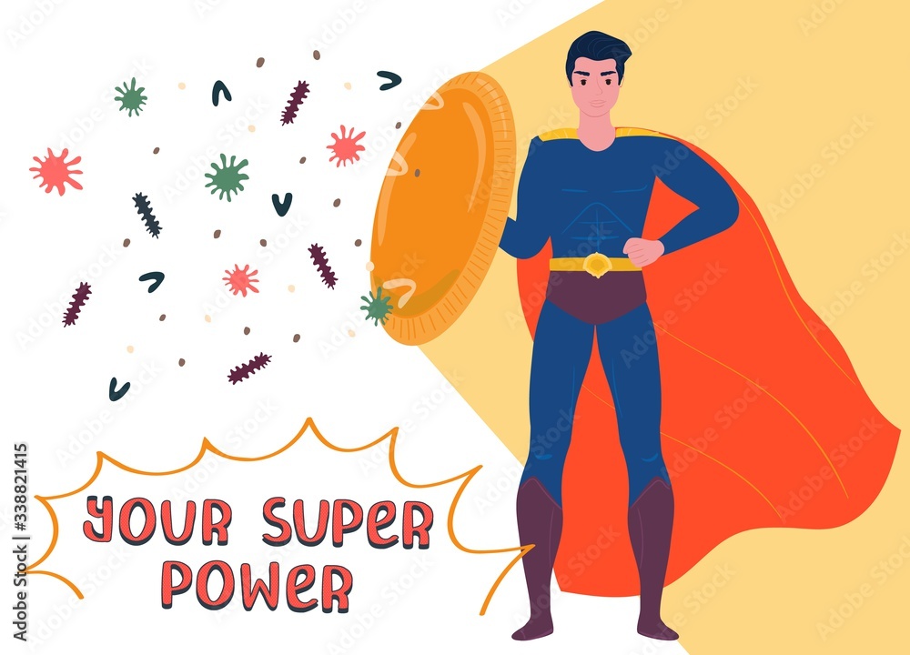 Strong Immune System Cartoon
