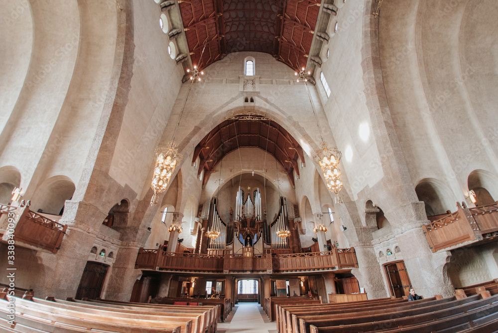 Engelbrekts church (Engelbrektskyrkan) was designed by architect Lars ...