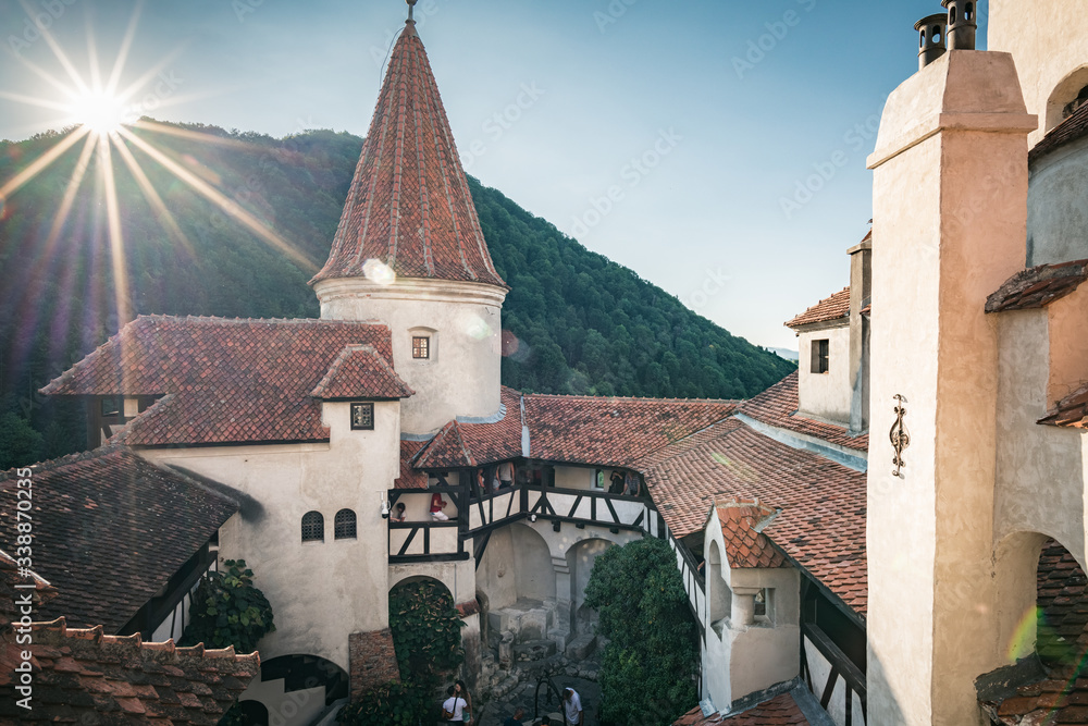 Bran Castle best known as Dracula's Castle, home of Vlad Tepes Dracula ...