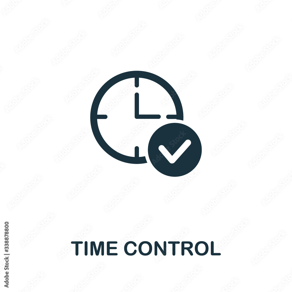 Time Control icon from personal productivity collection. Simple line ...