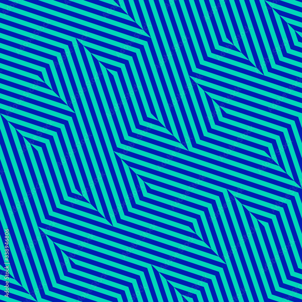 Vector geometric lines seamless pattern. Bright colorful texture with ...