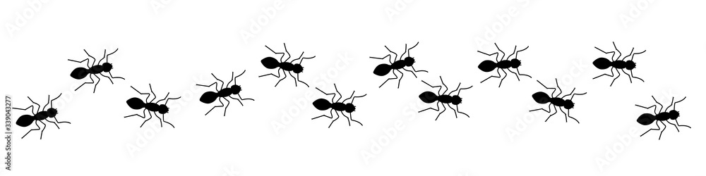 Insect Insects ant ants emmet pismire banne.r Vector Stock Vector ...