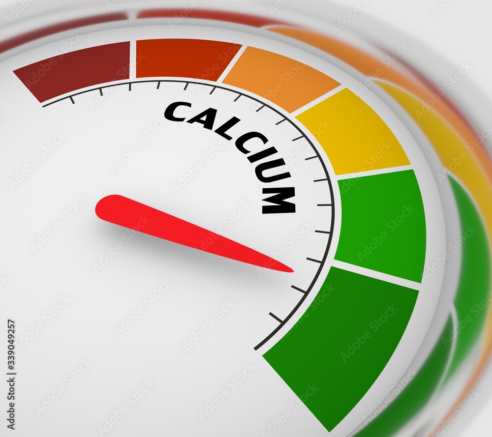 Gradient scale. Calcium level measuring device icon. Sign tachometer ...
