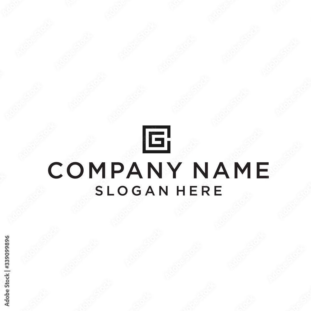 CG logo vector icon designs Stock Vector | Adobe Stock
