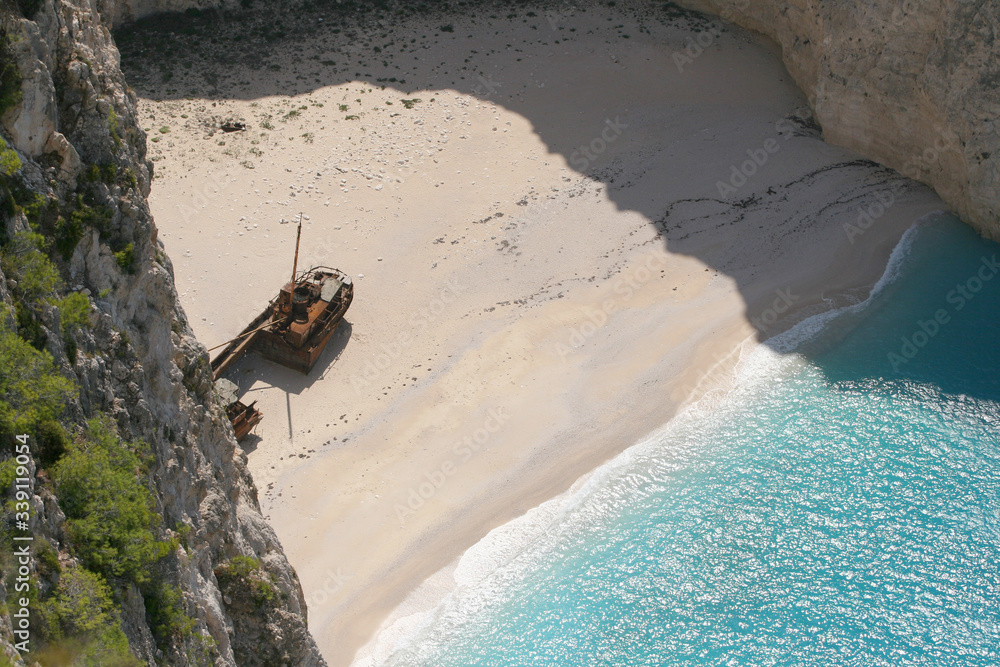 Navagio bay and Shipwreck beach, Zakynthos Stock Photo | Adobe Stock