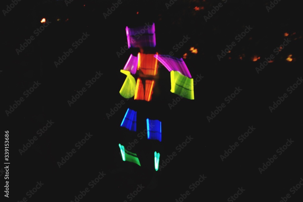 Neon Light Sticks Stock Photo | Adobe Stock