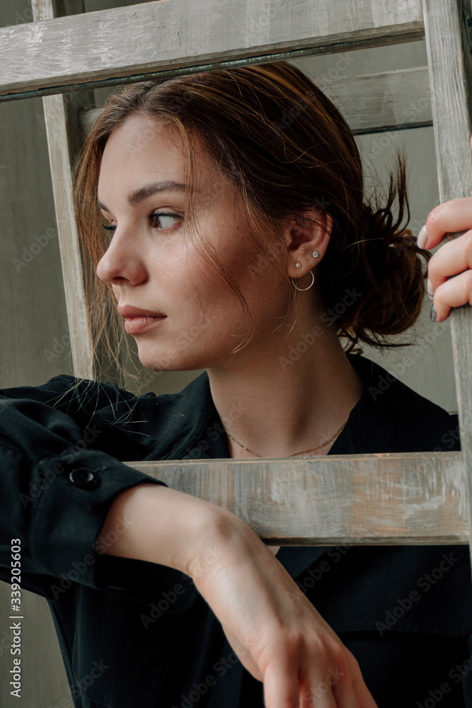 mood feeling girl portrait Stock Photo | Adobe Stock