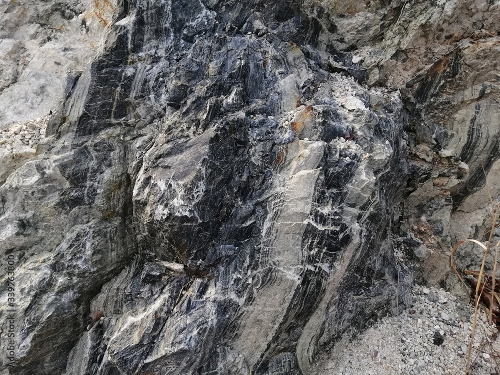 texture of chert rock in the nature. Chert is a sedimentary rock ...