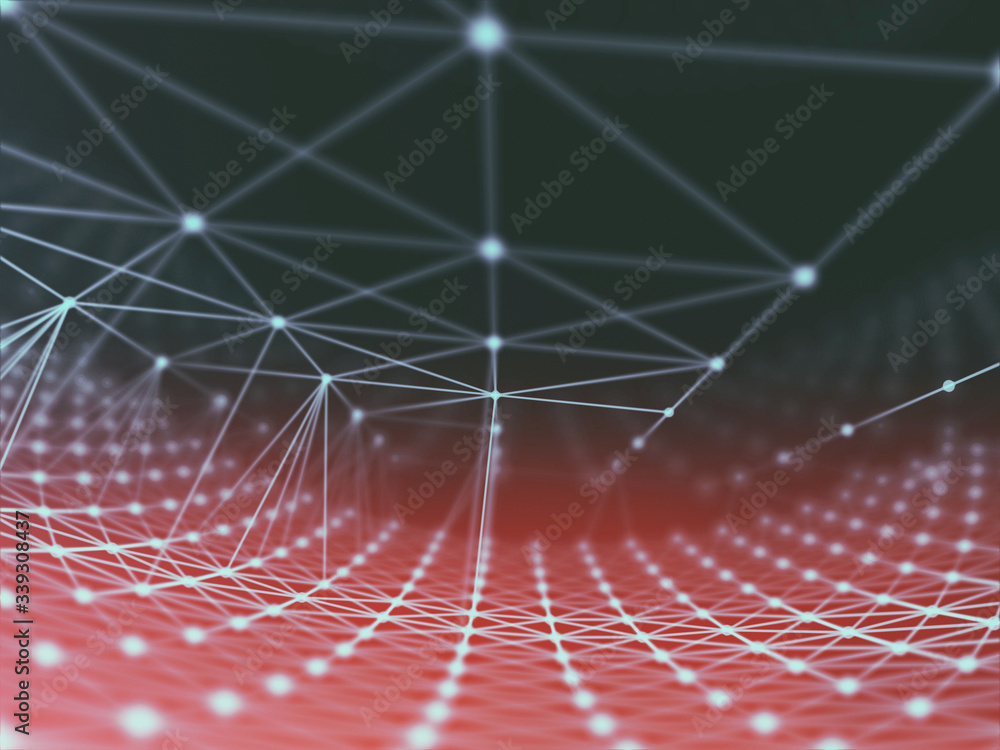 Abstract geometry surfaces, lines and points background, Used as ...