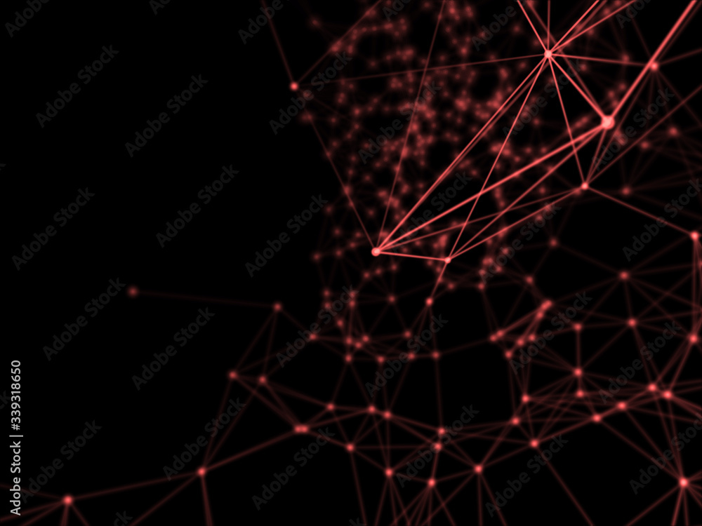 Abstract geometry surfaces, lines and points background, Used as ...