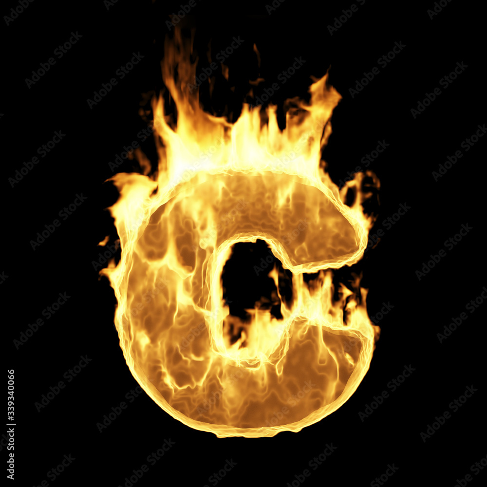 Letter C Fire