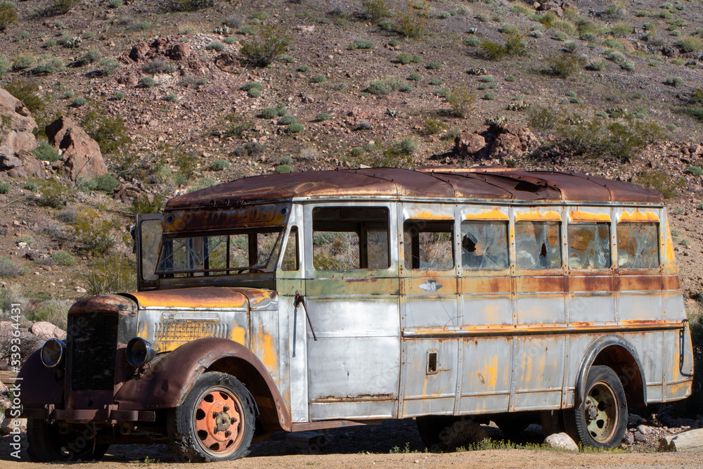 Old Bus Side View