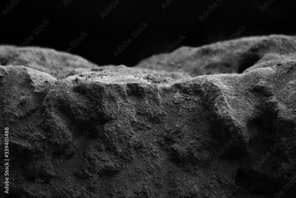 Textura roca en blanco y negro Stock Photo | Adobe Stock