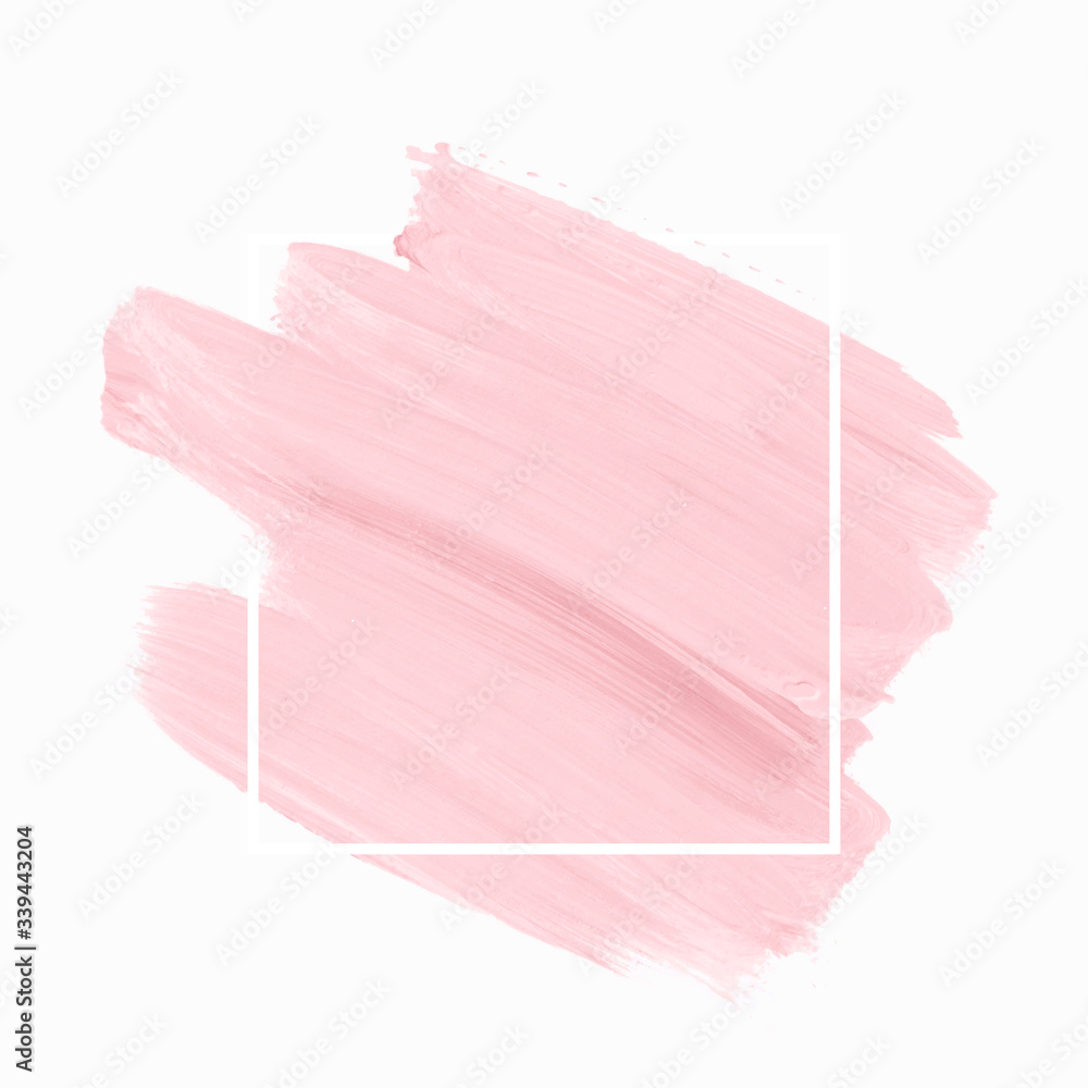 Make up creative abstract background design vector over square frame ...