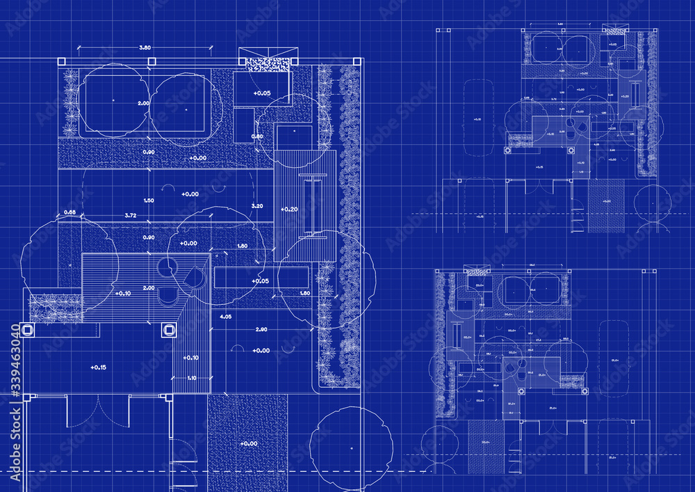 Write a blueprint architecture for building. Stock Photo | Adobe Stock