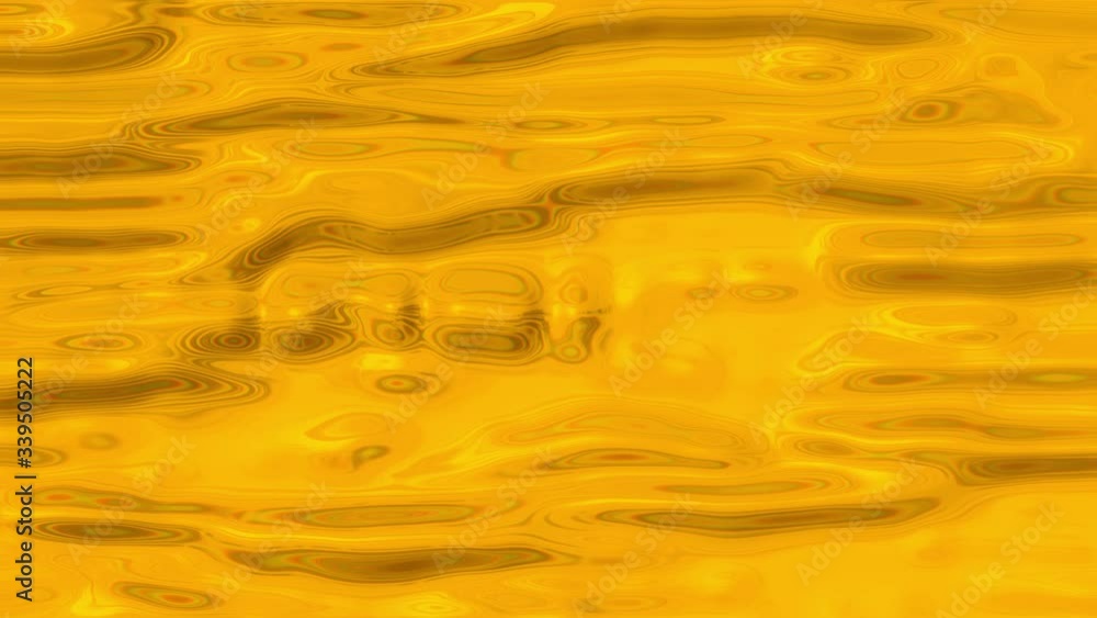 Gold. The word gold on a moving background. Liquid gold. Liquid metal ...