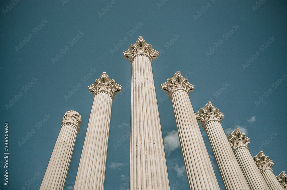 Columnas griegas Jose Manuel de Lago Panadero Stock Photo | Adobe Stock