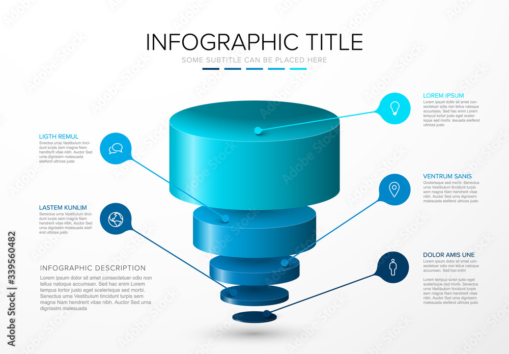 Vector Infographic layers template Stock Vector | Adobe Stock
