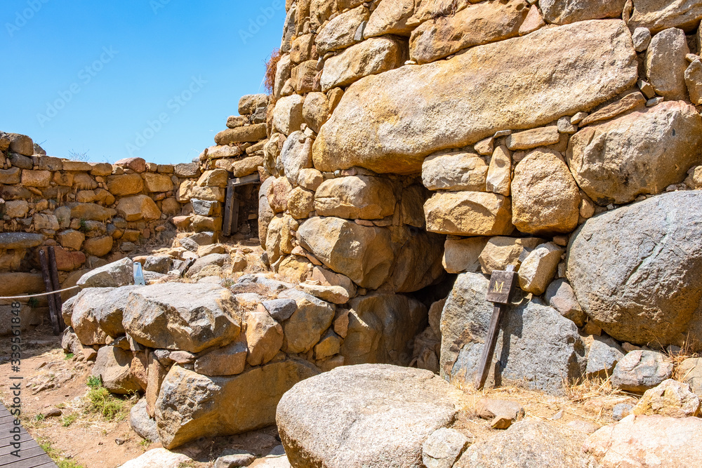 Arzachena, Sardinia, Italy - Archeological ruins of Nuragic complex La ...