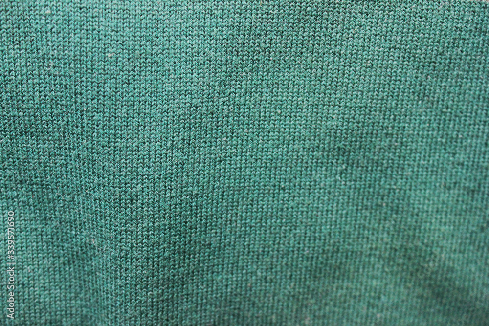 Mint green color fabric texture. Empty faded green colour cloth ...