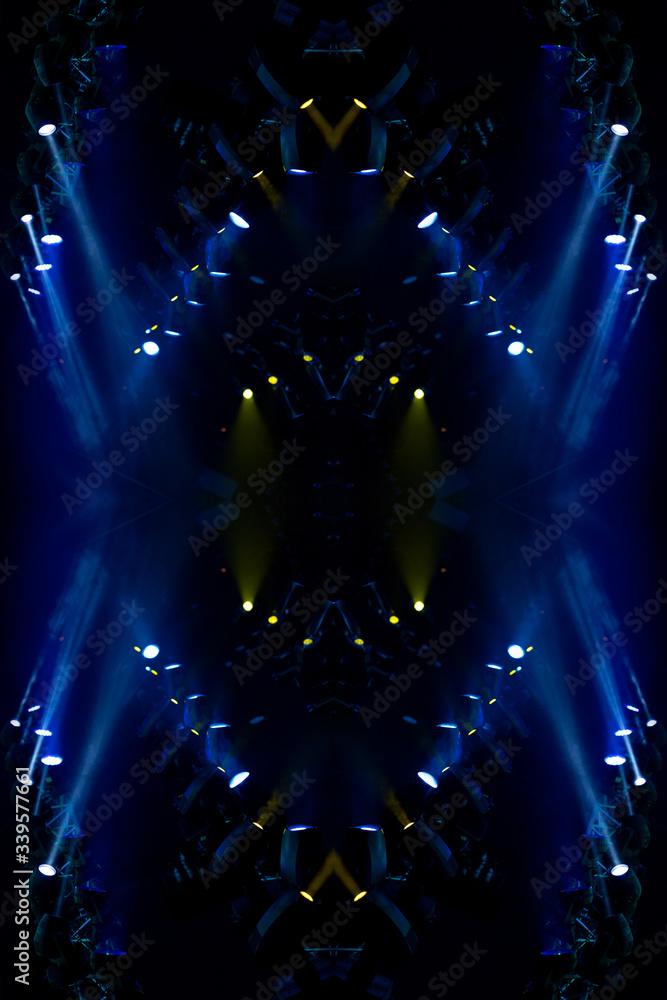 Abstract texture background for design. Stage light and smoke on stage ...