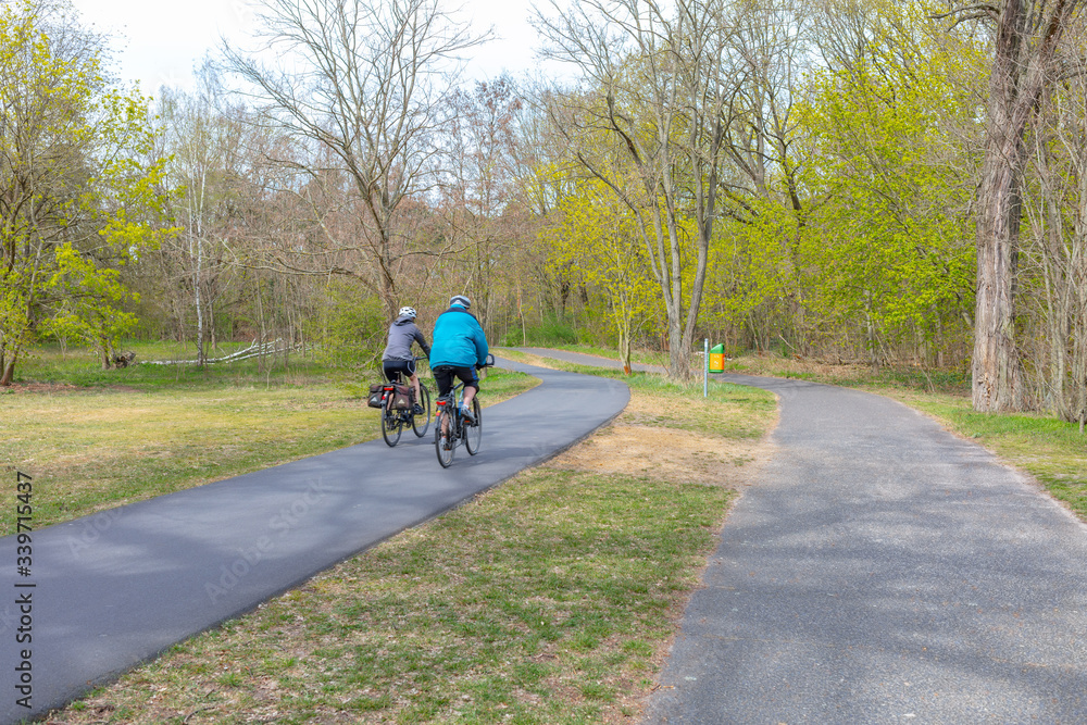 Berlin Friedrichshagen Radweg am Müggelsee Radwandern Berliner Radweg ...
