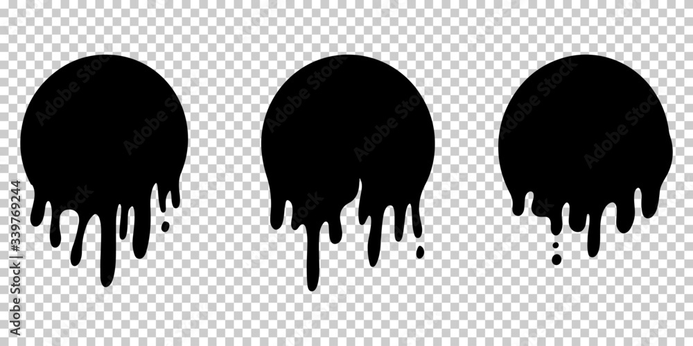 Paint dripping. Current paint, stains. Current inks. Dripping liquid ...