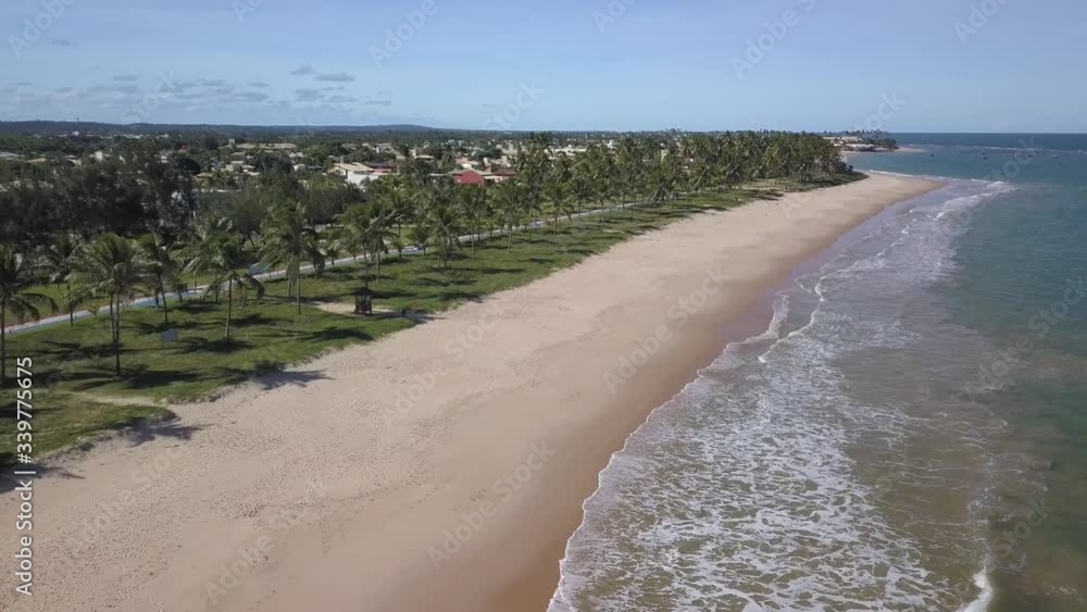 Imagem Aérea da Praia de Guarajuba, Costa de Camaçari, Região ...
