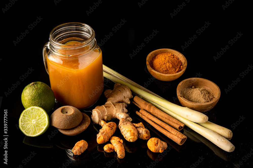 Jamu, a herbal traditional elixir medicine from Indonesia and Malaysia ...