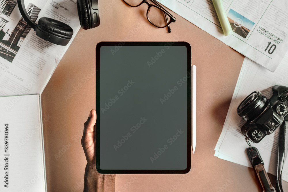 Tablet screen mockup Stock Photo | Adobe Stock