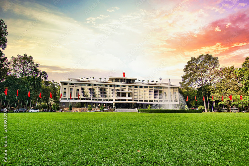 Independence Palace in Ho Chi Minh City, Vietnam. Independence Palace ...