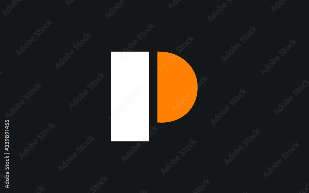 P Letter Icon or Logo design, Vector Template Stock Vector | Adobe Stock
