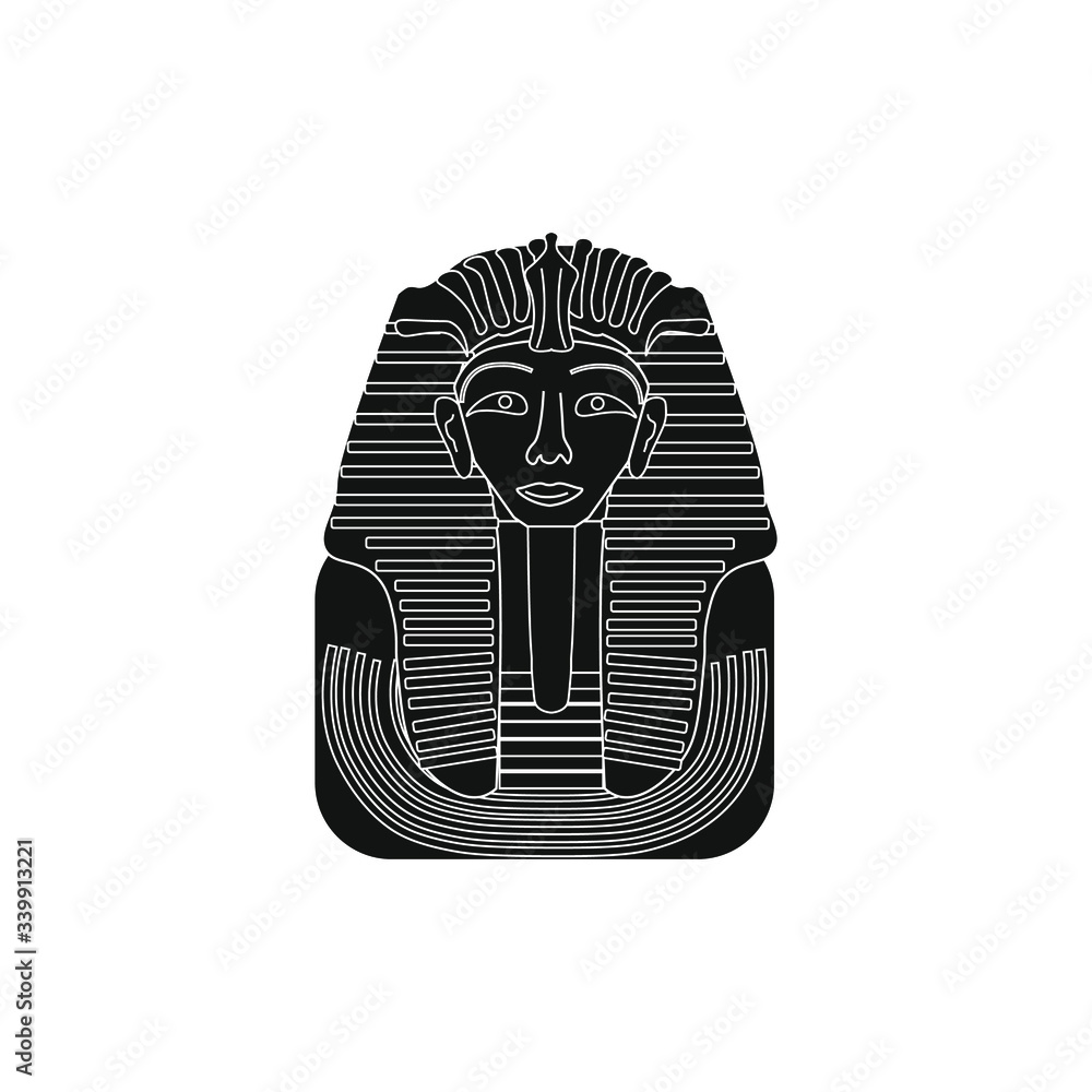 Photo & Art Print funerary mask, from emperor tutankhamun of egypt ...