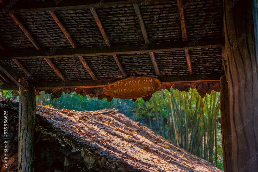 Cu Chi tunnel, historic famous place in Vietnam war, army dig ...